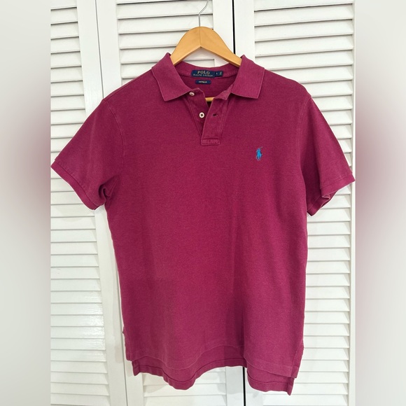 Polo Ralph Lauren | Shirts | Polo By Ralph Lauren Maroon Polo Size ...